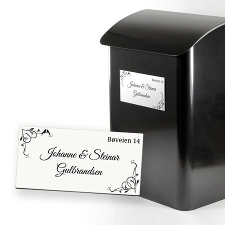 Skilt for hus og hjem | Foldal Stempel og Skilt