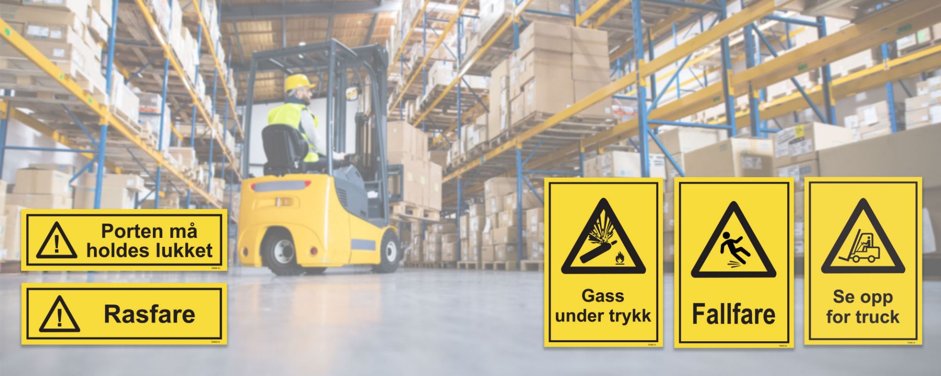 Bestill varselskilt / fareskilt på nett. Stort utvalg, lave priser ...