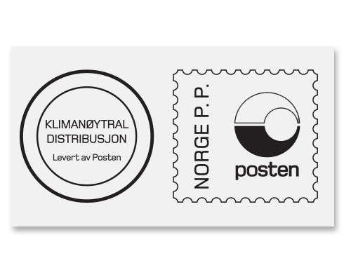 Standard PORTO BETALT stempel for brev og post | Foldal Stempel og Skilt