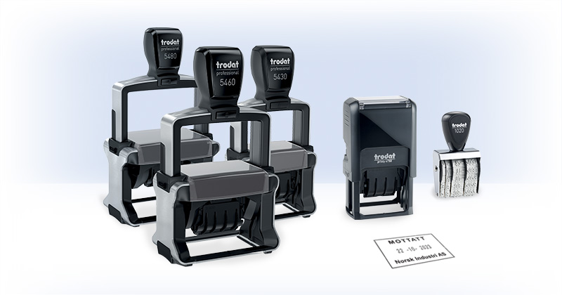 Stempler med justerbar dato | Foldal Stempel og Skilt