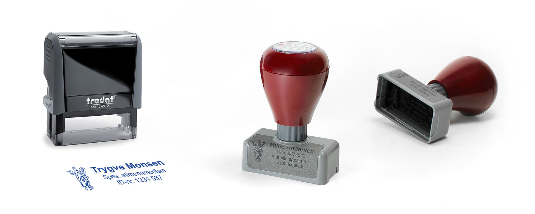 Bestill legestempel, for lege på sykehus og legekontor | Foldal Stempel ...