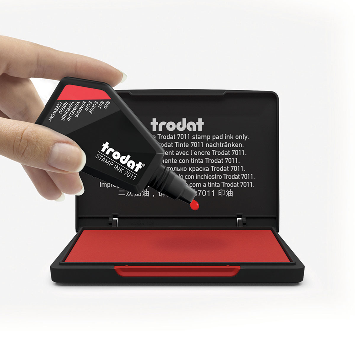 Trodat farge for etterinnfarging av stempelputer, 28 ml | Foldal Stempel og Skilt